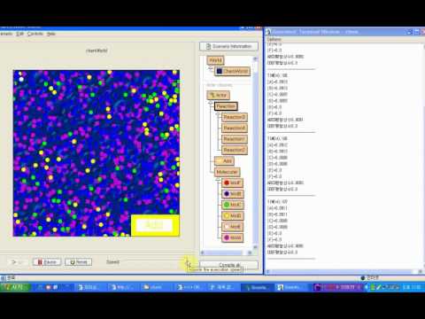 chemical simulation - YouTube