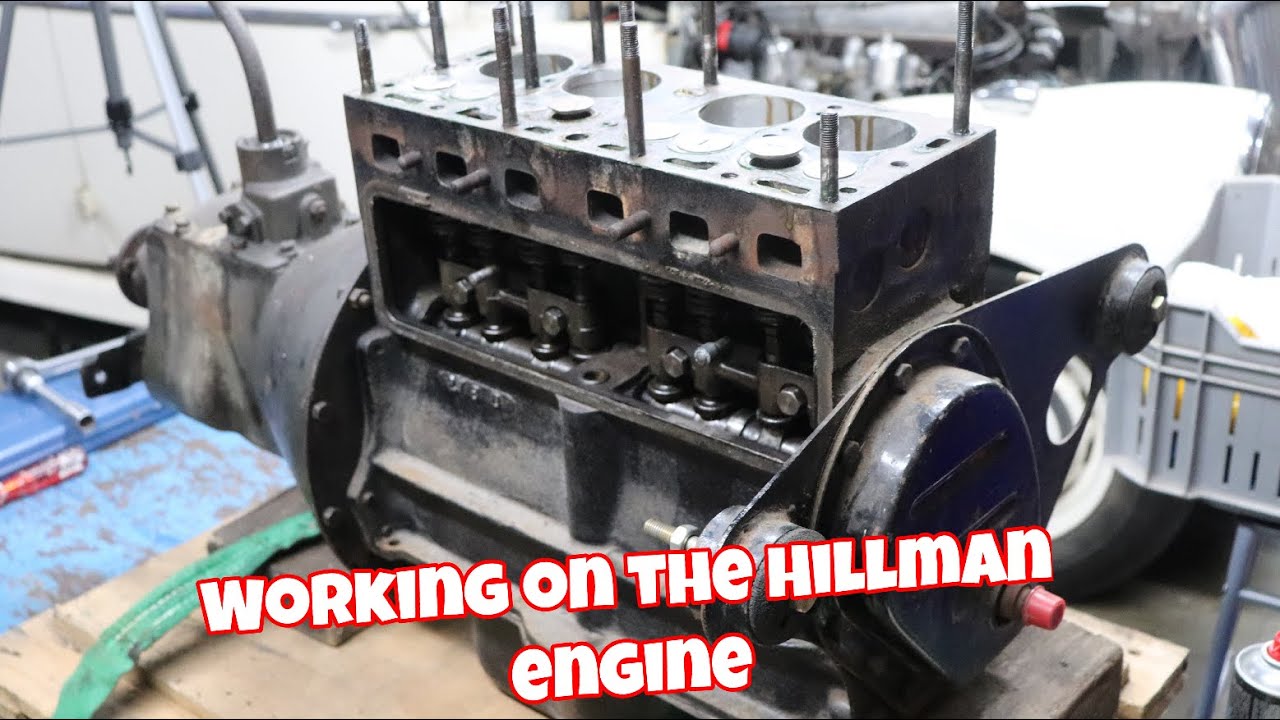WORKING ON THE HILLMAN ENGINE! // Vlog #8 - YouTube