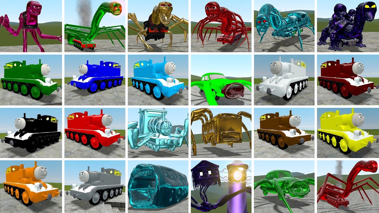 NEW ALL Update All THOMAS TRAIN Monster Full Colors VS CURSED THOMAS ...