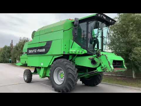 Deutz Fahr 6040 Combine Harvester - YouTube