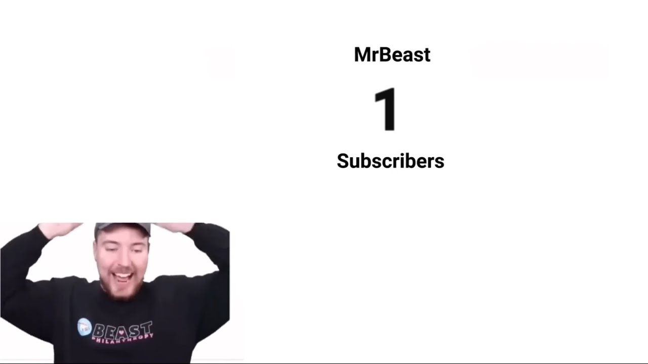 MrBeast Hits 1 subscriber! - YouTube