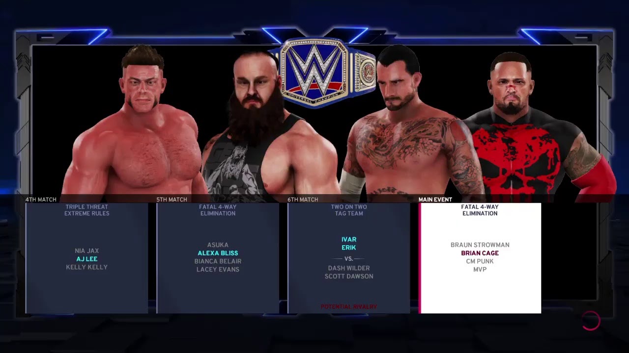 WWE UNIVERSE MODE EP 2 SMACKDOWN - YouTube