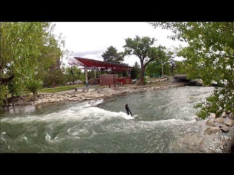 RIVER SURFERS in RENO NEVADA??? - YouTube