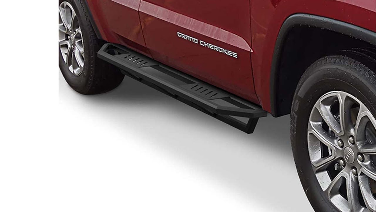 APS iArmor Off-Road Side Steps Armor Custom Fit 11-20 Jeep Grand ...