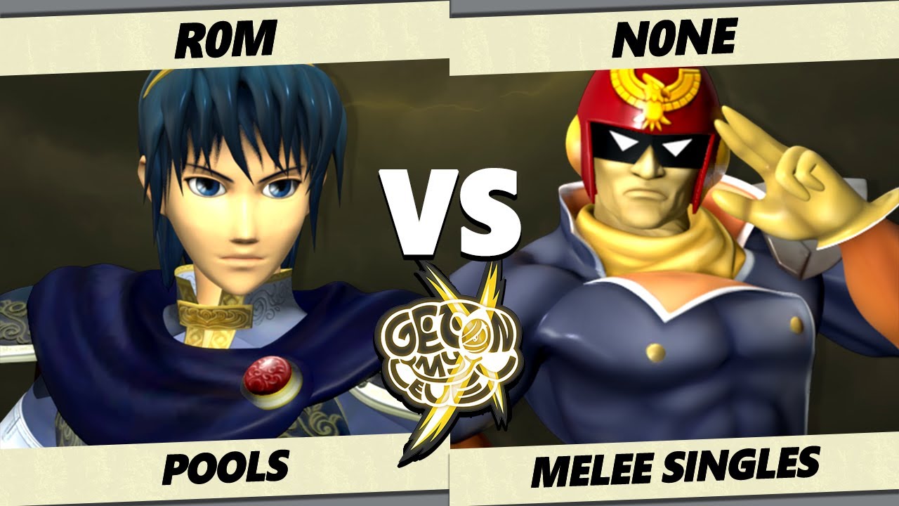 GOML X - R0M (Marth) Vs. n0ne (Captain Falcon) Smash Melee - SSBM - YouTube
