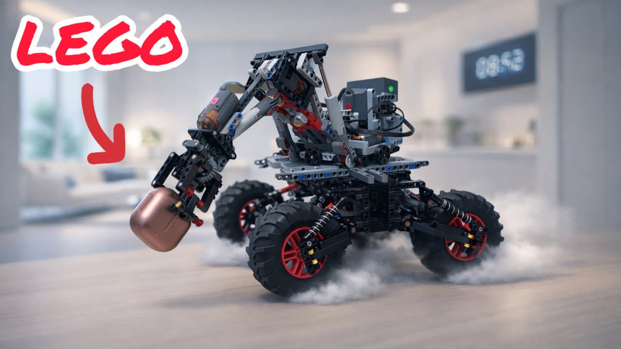Housekeeper lego robot , LEGO arm - YouTube