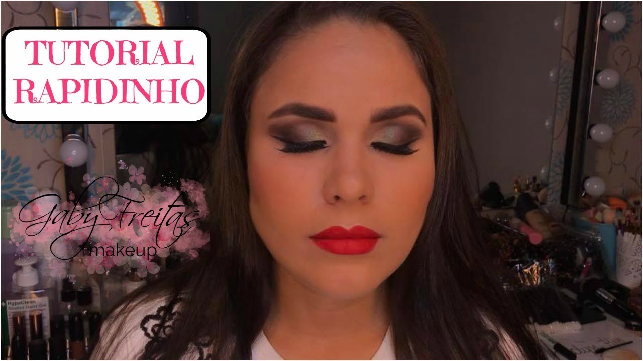 TUTORIAL BEM RAPIDINHO | Gaby Freitas Makeup - YouTube