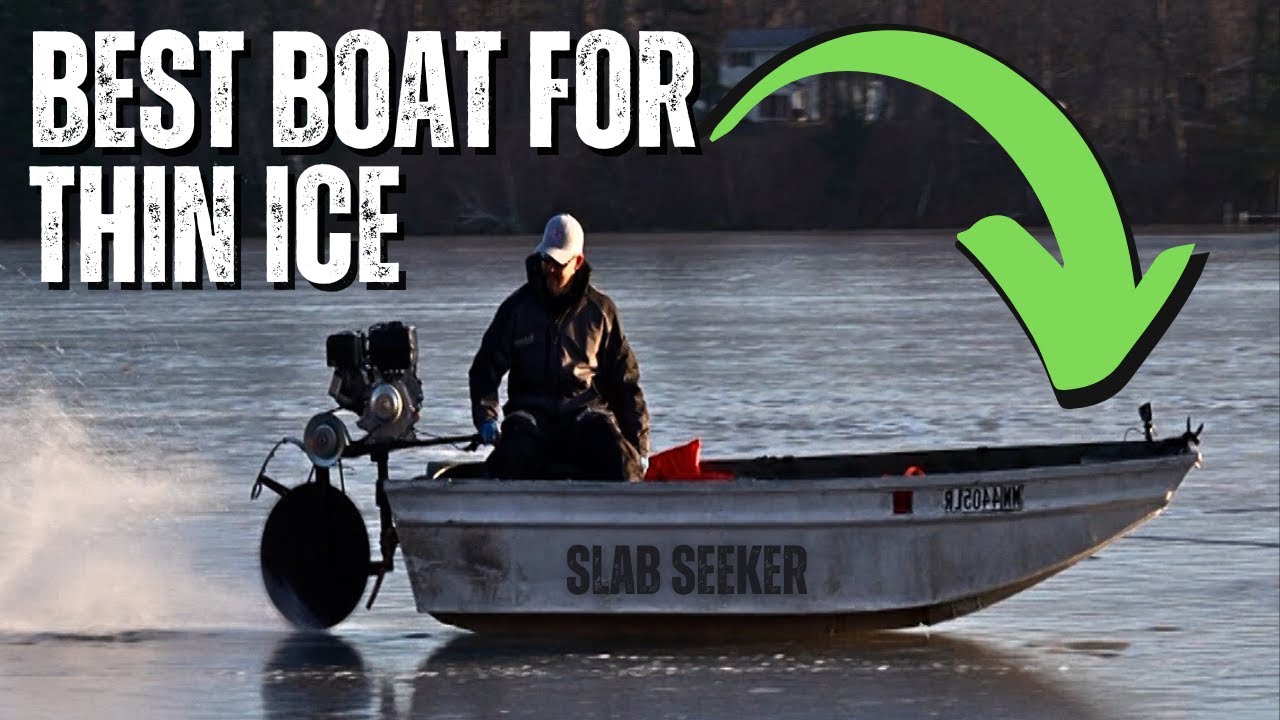 BEST Boat For THIN ICE (Picker Boat) - Crappie Ice Fishing - YouTube