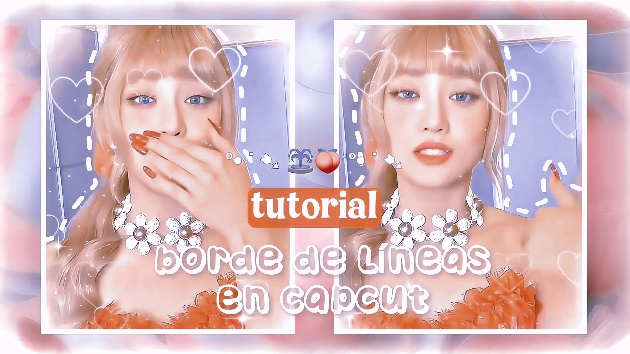 ⛲ : Como hacer borde de líneas en capcut | Kim Flower 🍑 °• - YouTube