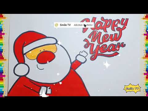 🎅🏻ŞAXTA BABA ŞƏKLİ ÇƏKMƏK \\ ŞAXTA BABA RƏSMİ ÇƏKMƏK \\ #rəsm #rəsmçəkmək #sekilcekmek #şəkilçəkmək