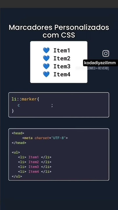 Marcadores Personalizados Com CSS - YouTube