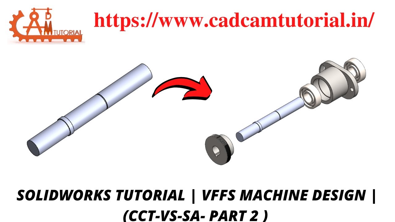 SOLIDWORKS TUTORIAL | VFFS MACHINE DESIGN | CCT-VS-SA- PART 2 - YouTube