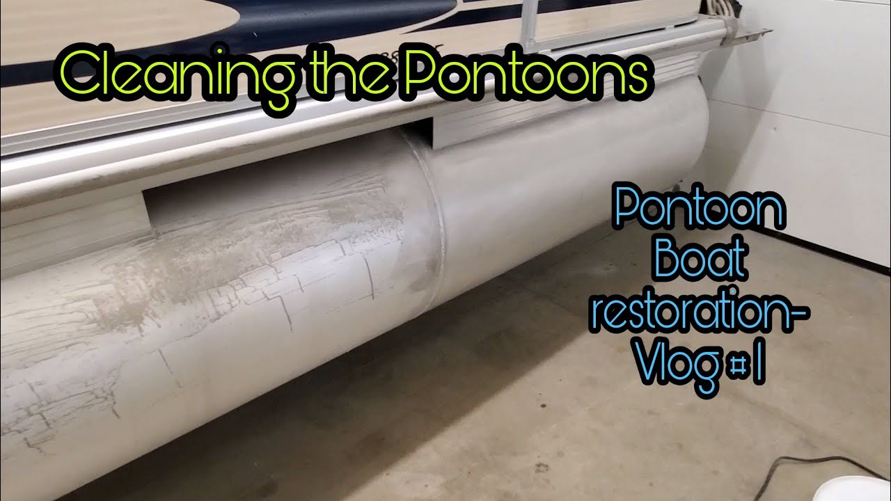 Cleaning the Pontoons | Boat restoration vlog #1 - YouTube