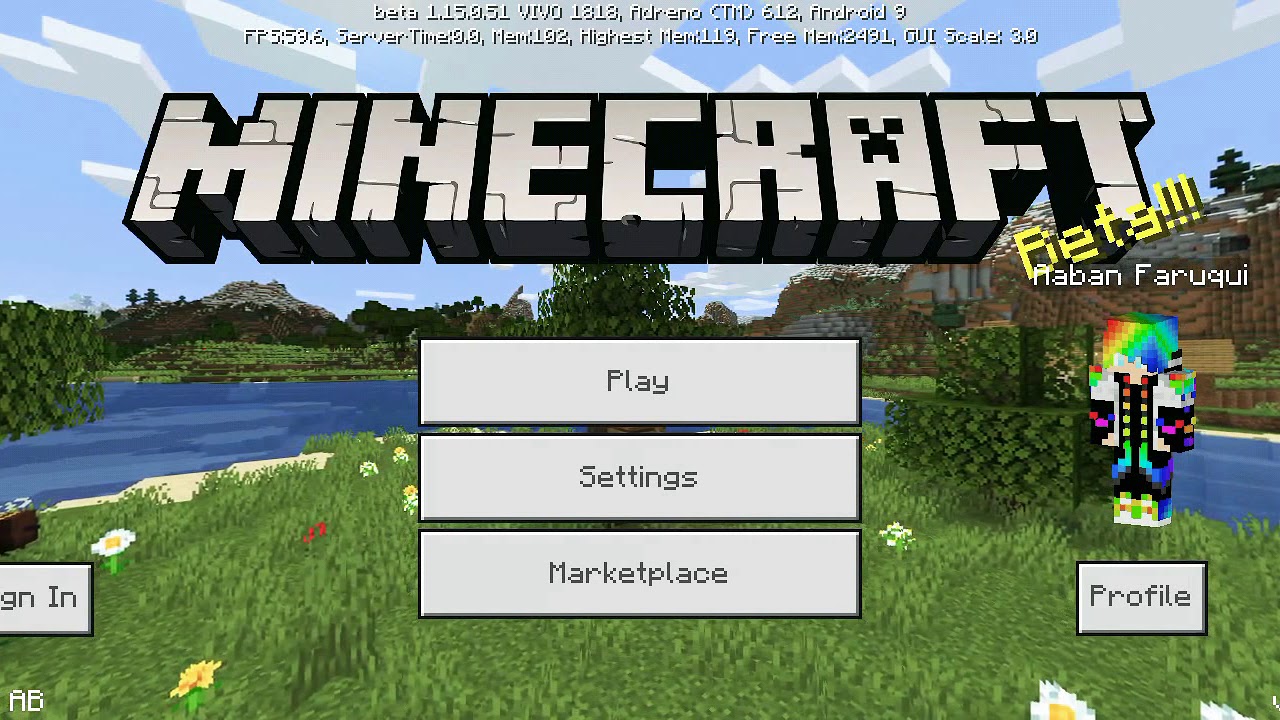 New world in playing Minecraft Beta edition - YouTube