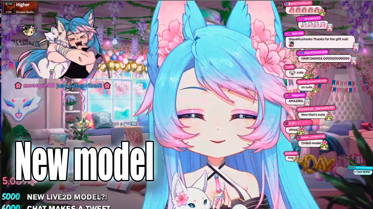 #silvervale #vtuber #2Dmodel New Live2D model Silvervale and redeems to ...