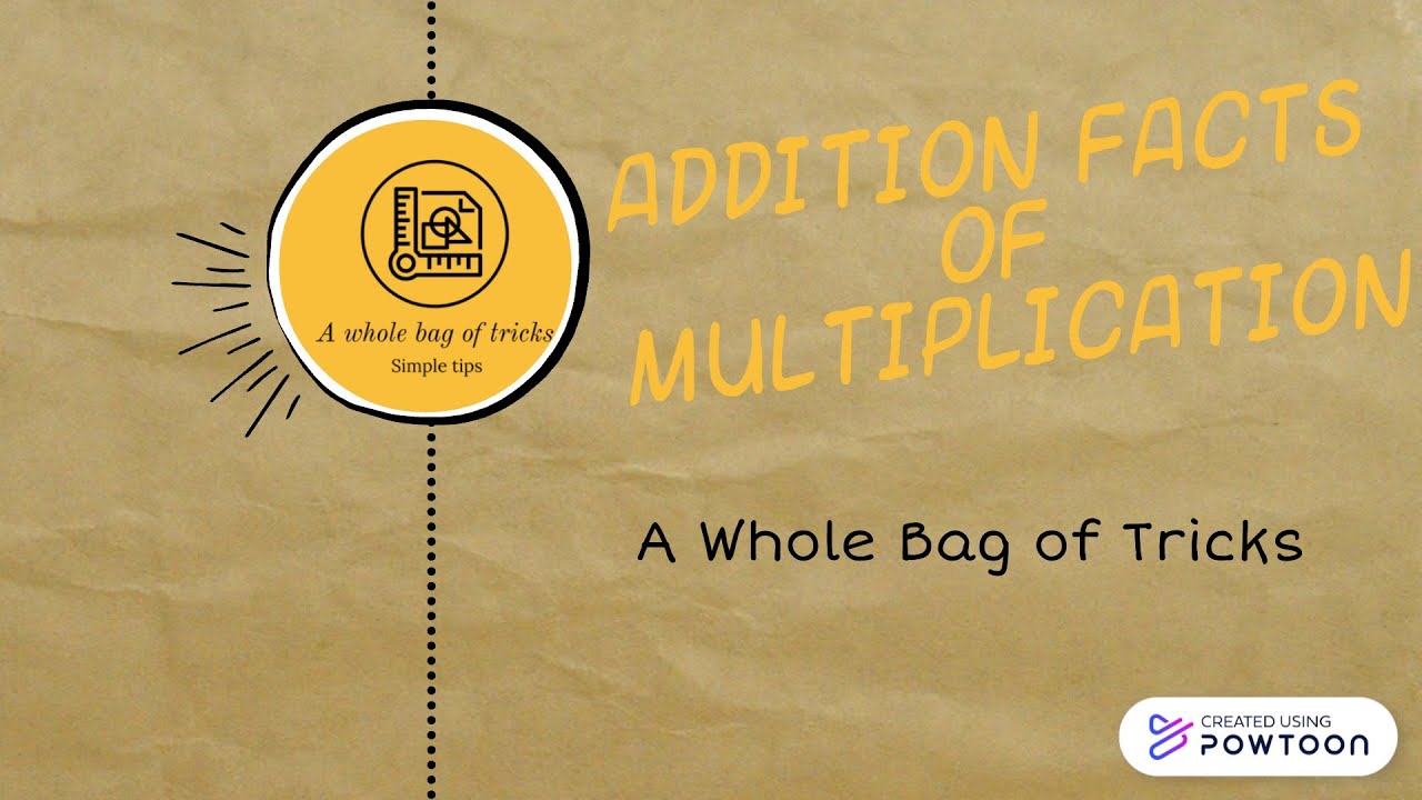 Addition facts of multiplication - an intro - YouTube