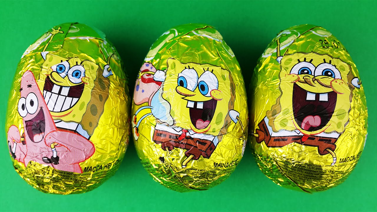 SpongeBob SquarePants Surprise Eggs Opening - SpongeBob, Patrick ...