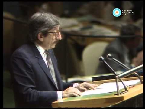 AV-5345 [Discurso del canciller Dante Caputo en la ONU] (incompleto ...