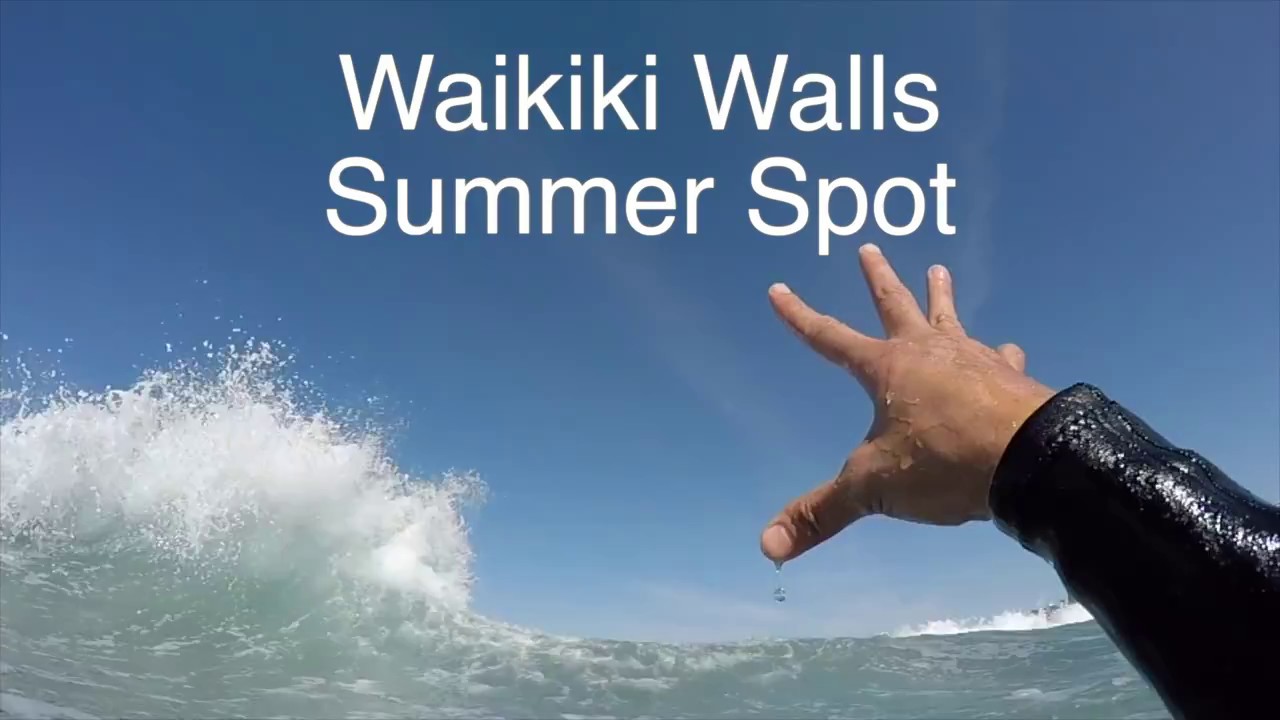 Back At The Wall Waikiki Bodyboarding Youtube