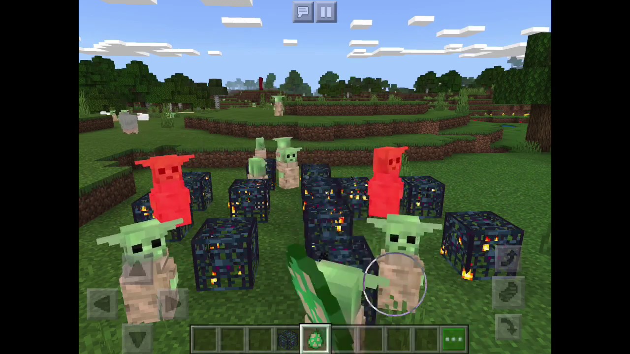 Minecraft Baby Yoda Edition Part 2!! :D - YouTube