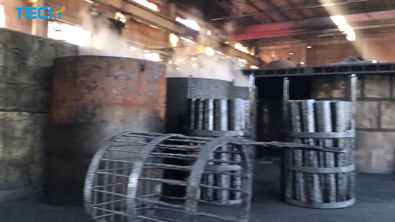 Supply RP HP UHP graphite electrode - YouTube