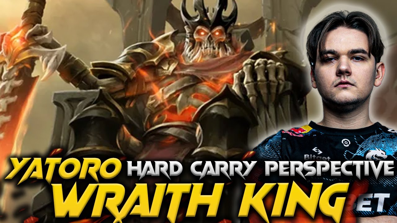 Yatoro Wraith King Hard Carry - Dota 2 Pro Full Gameplay 7.37D #yatoro ...