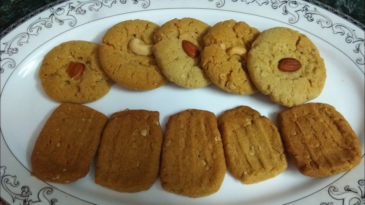 Aata with oats cookies. - YouTube