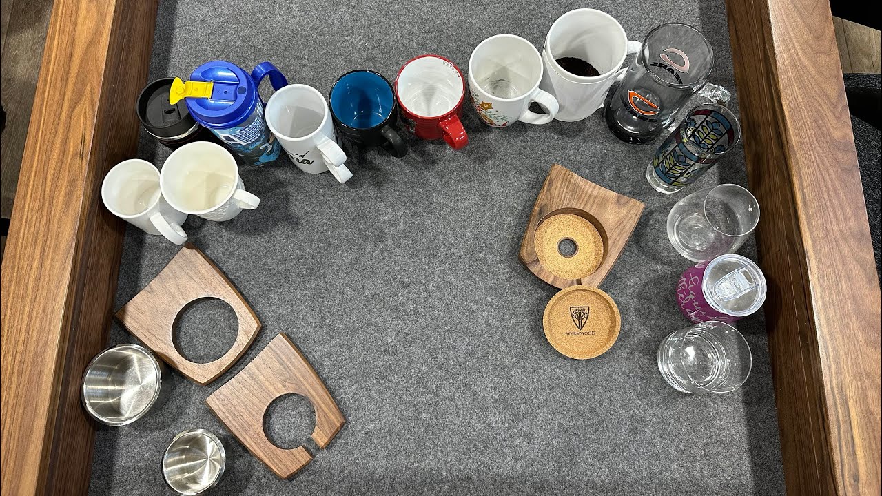 Wyrmwood Modular Gaming Table - Mug Holder Deep Dive - YouTube