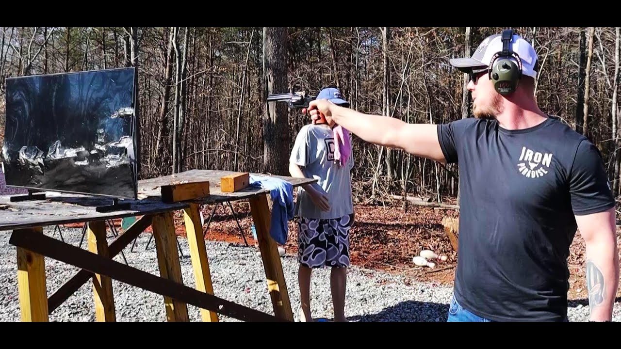 COLT WALKER 45LC, SCHOFIELD 45LC VS SIDEWAYS TV!!!! - YouTube