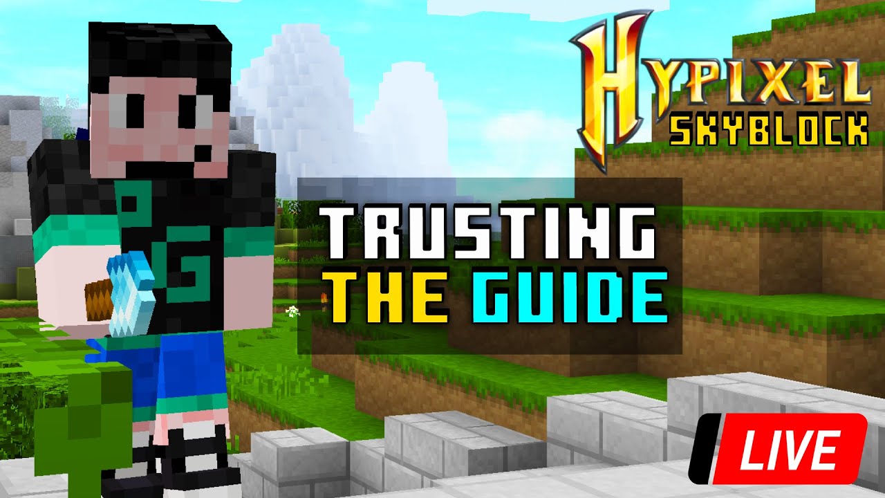 🔴Following Hypixel’s Official Guide – Skyblock Progress Begins! | Hypixel Skyblock Day 388 - YouTube