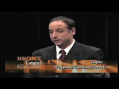 Bronx Legal: Peter Tilem Discusses New York Gun Possession Laws (1 of 3 ...