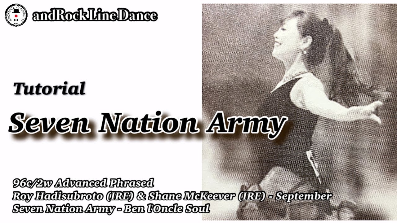 Seven Nation Army Line Dance(Advanced Phrased) - Tutorial / 앤드락라인댄스 / 민 ...