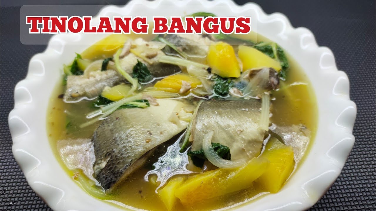 TINOLANG BANGUS SA KUSINA NI JUNIOR. - YouTube