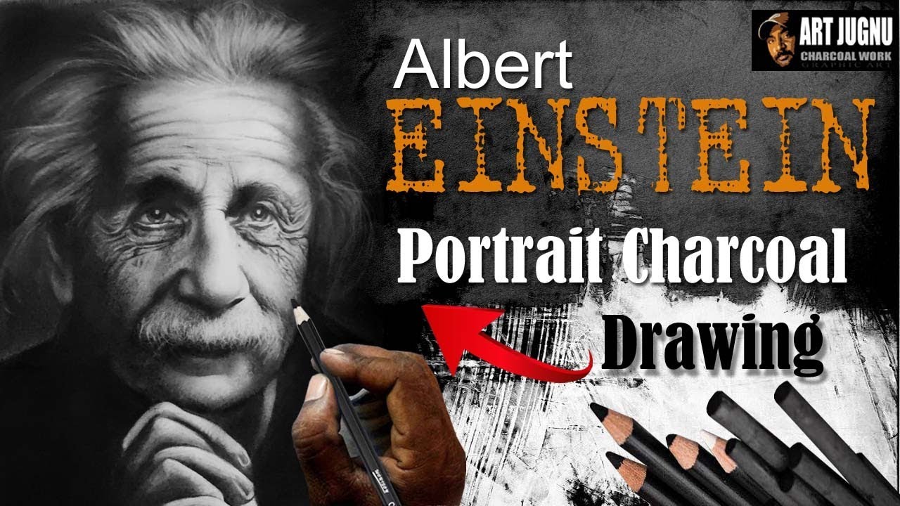 How to draw Albert Einstein Drawing || Albert Einstein Drawing ...