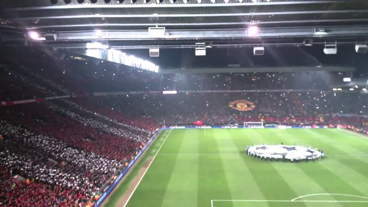 Man United vs Real Madrid great atmosphere VIVA RONALDO - YouTube