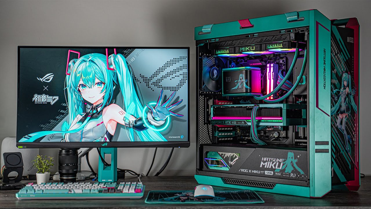 A TELJES HATSUNE MIKU GAMING SETUP - YouTube