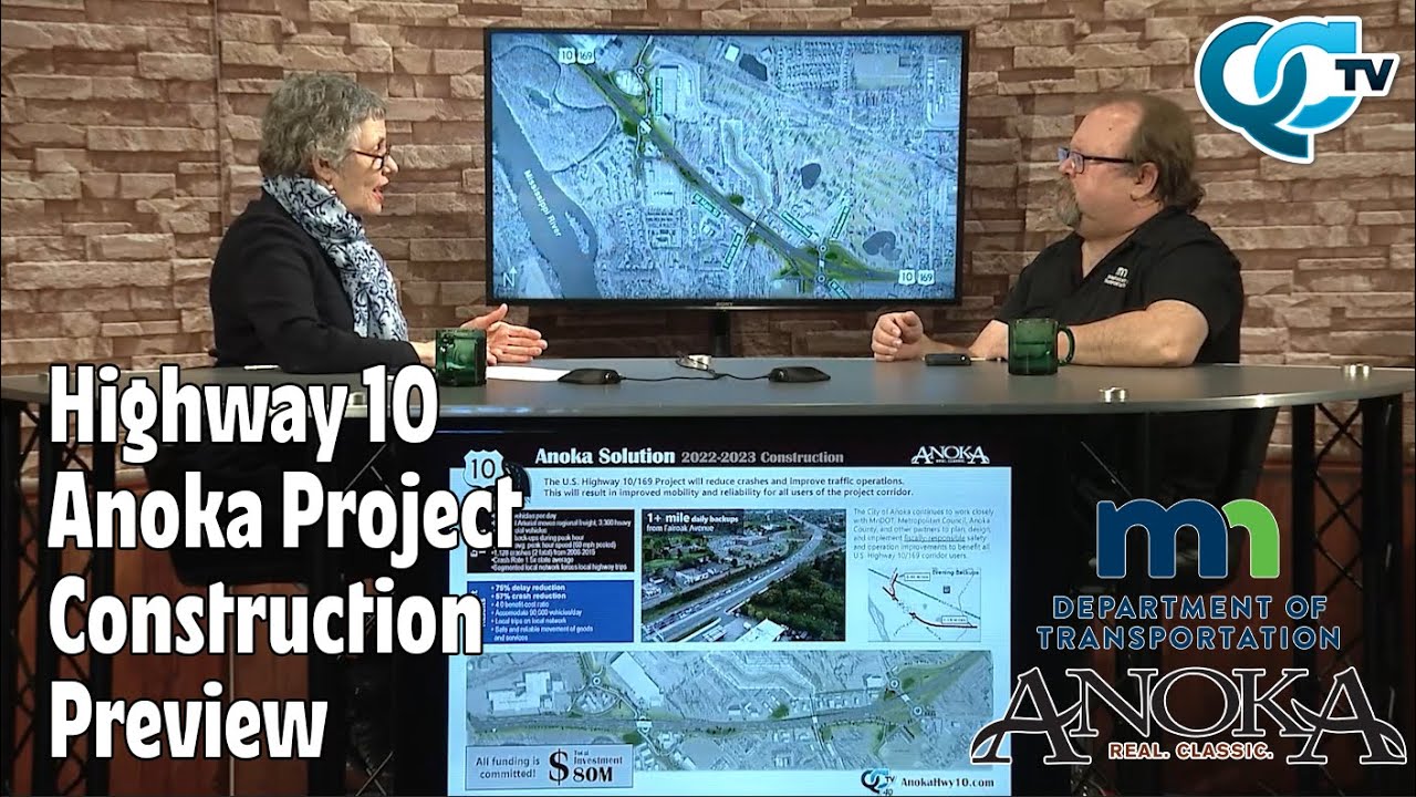 Highway 10 Construction Begins | Anoka, MN | QCTV - YouTube