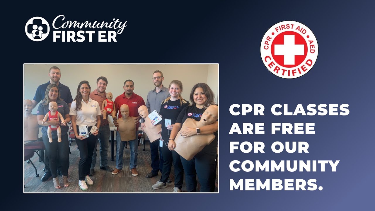 CPR - classes. Community First ER - YouTube