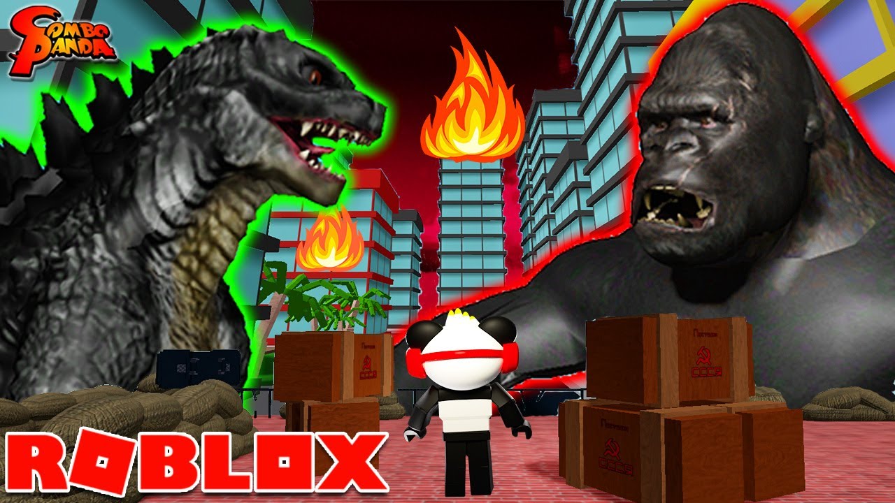 Battle of the Monsters on KONG'S ISLAND!! Let's Play Roblox Godzilla VS ...