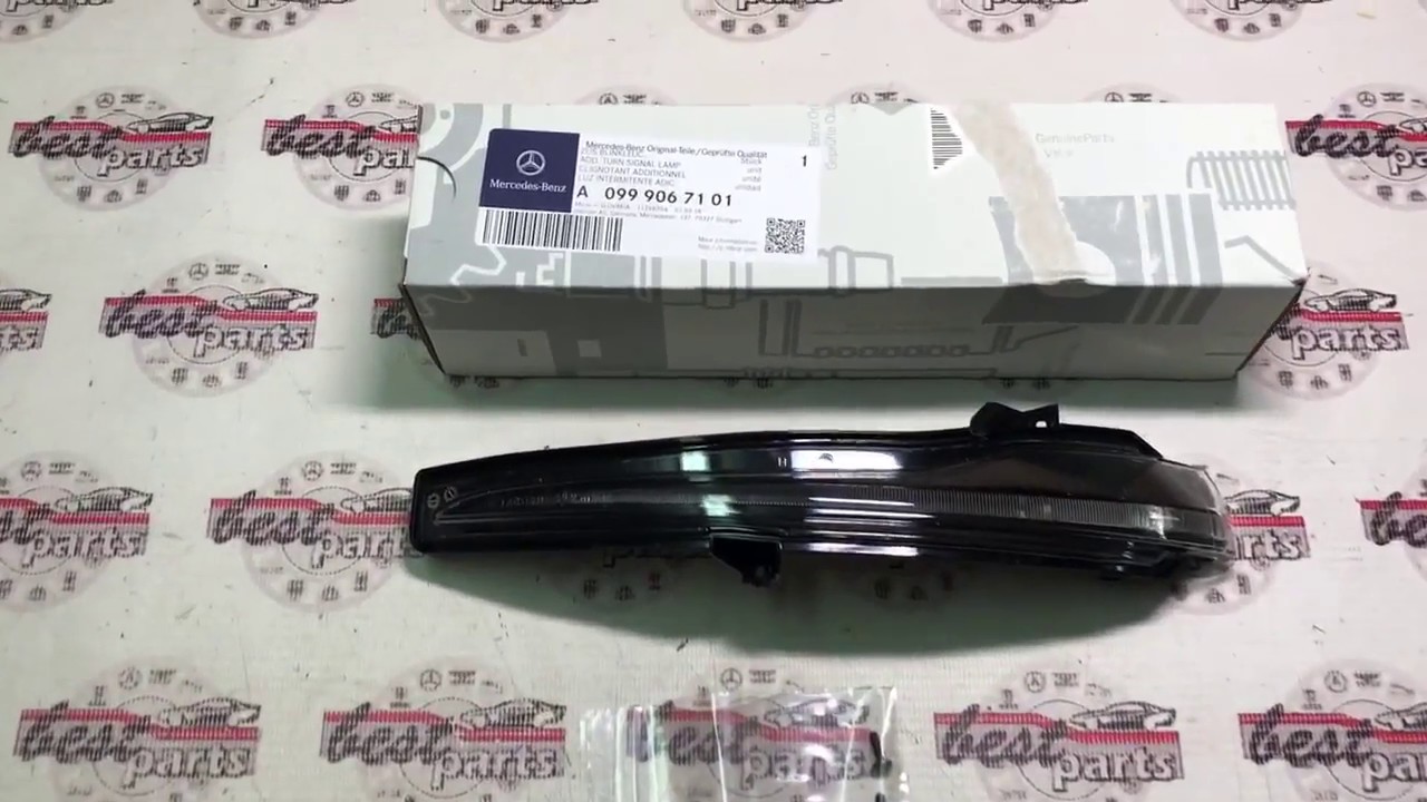 A0999067101 Повторитель поворота левого зеркала Mercedes C W205 / GLC ...