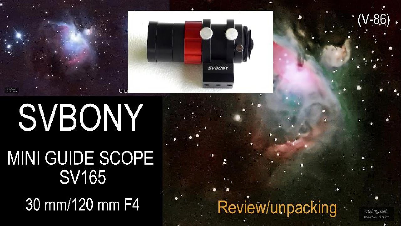 V 86 SVBONY SV185 mini guidescope HD 18 4 23 - YouTube