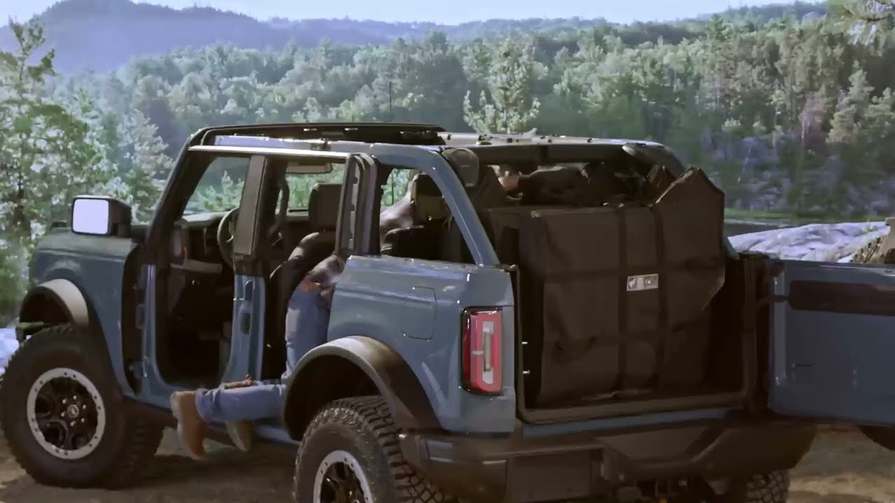 Bronco Door Removal and Onboard Storage Kit - YouTube