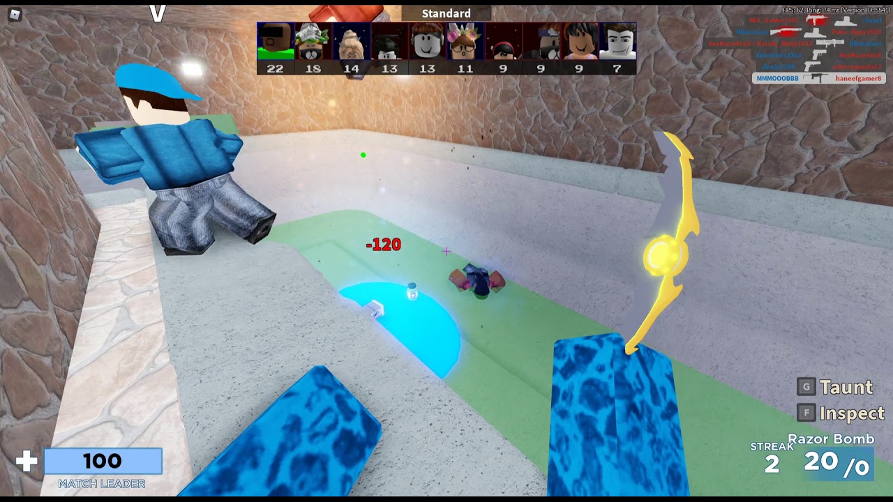 Showing Off The NEW Portal Kill Effect While Showing Off In Arsenal ...