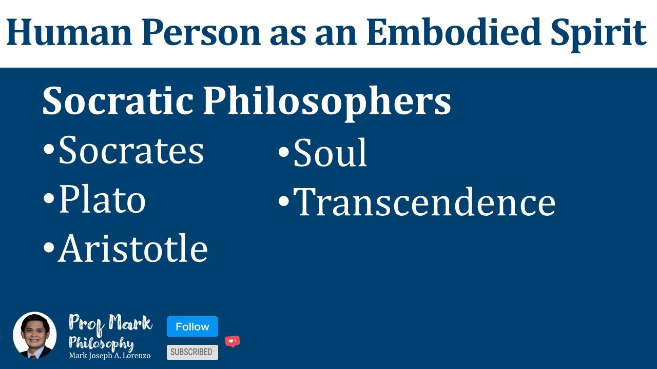 Human Person as an Embodied Spirit (Tagalog-English) - Philosophy of ...