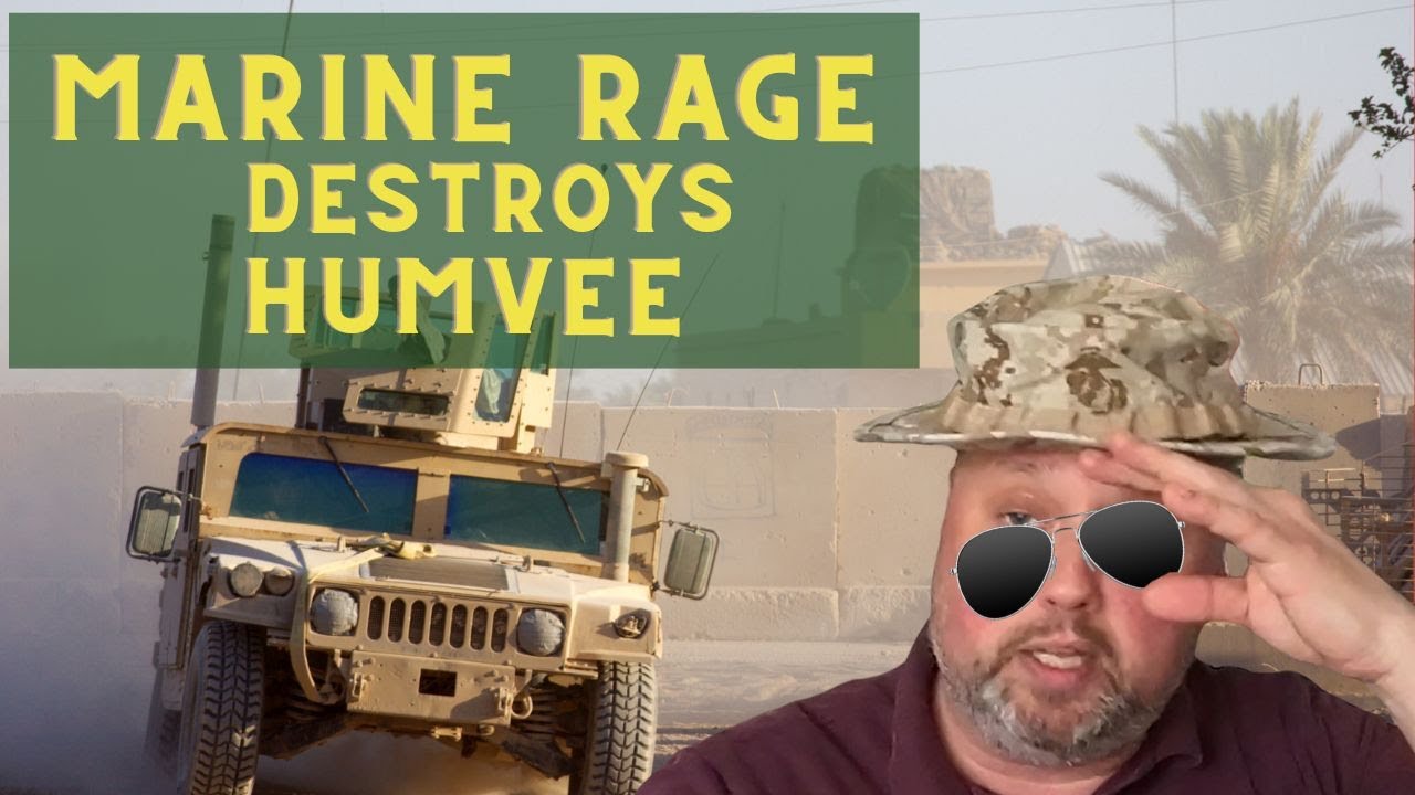 This Marine rams a Humvee in Motor Pool - YouTube
