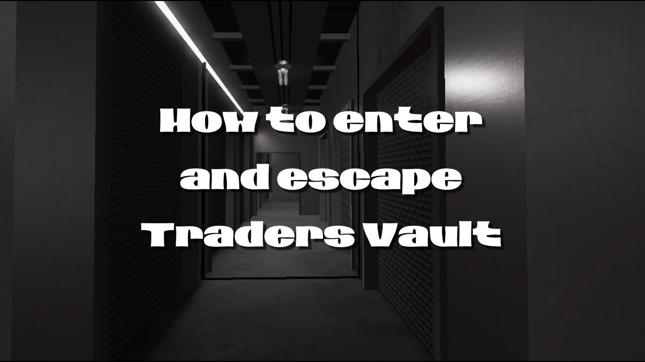 How to enter and escape the Traders Vault in the Backrooms Redacted ...