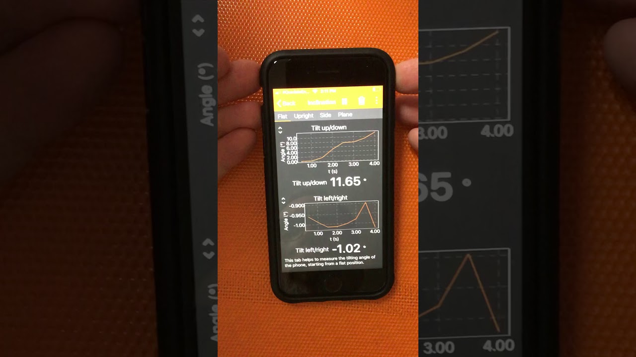 phyphox angle - YouTube