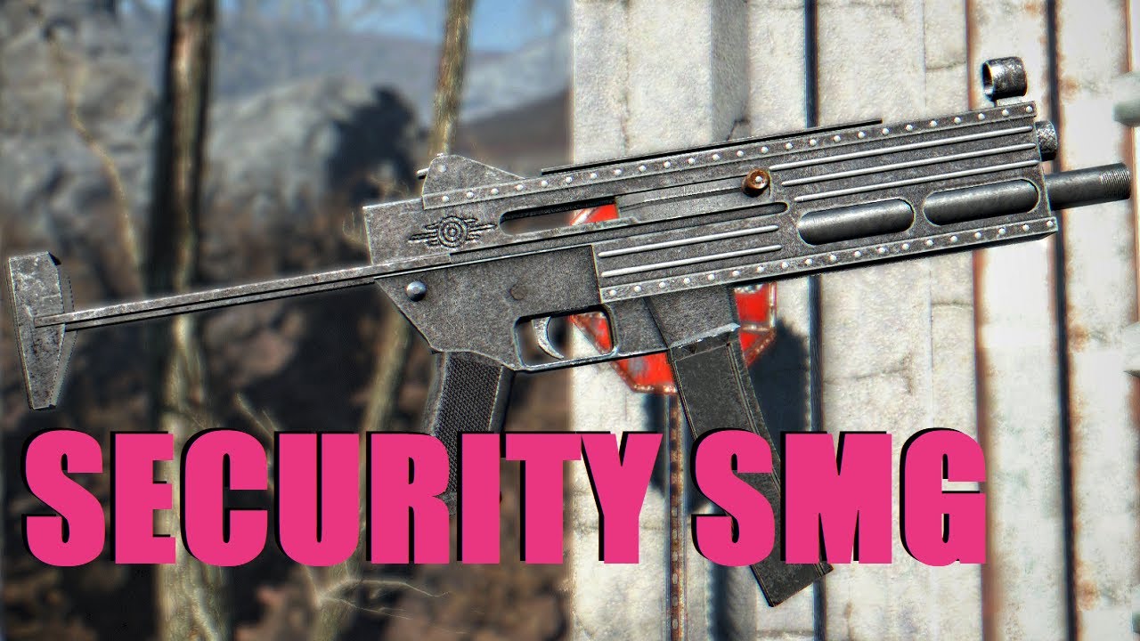 Fallout 4 Mod Review - Security SMG - YouTube