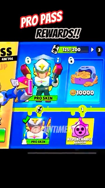 Pro pass currently on gold 3 rewards #brawlstars #shorts #propass # ...