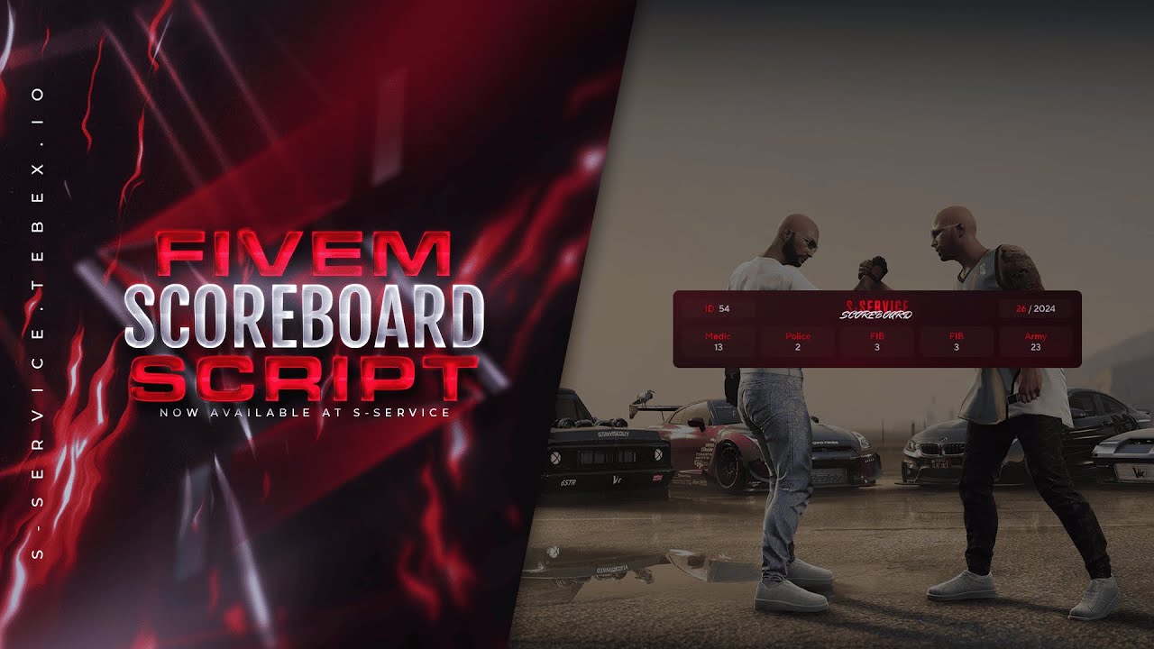[ESX/QB] FiveM Scoreboard | S - Scoreboard - YouTube